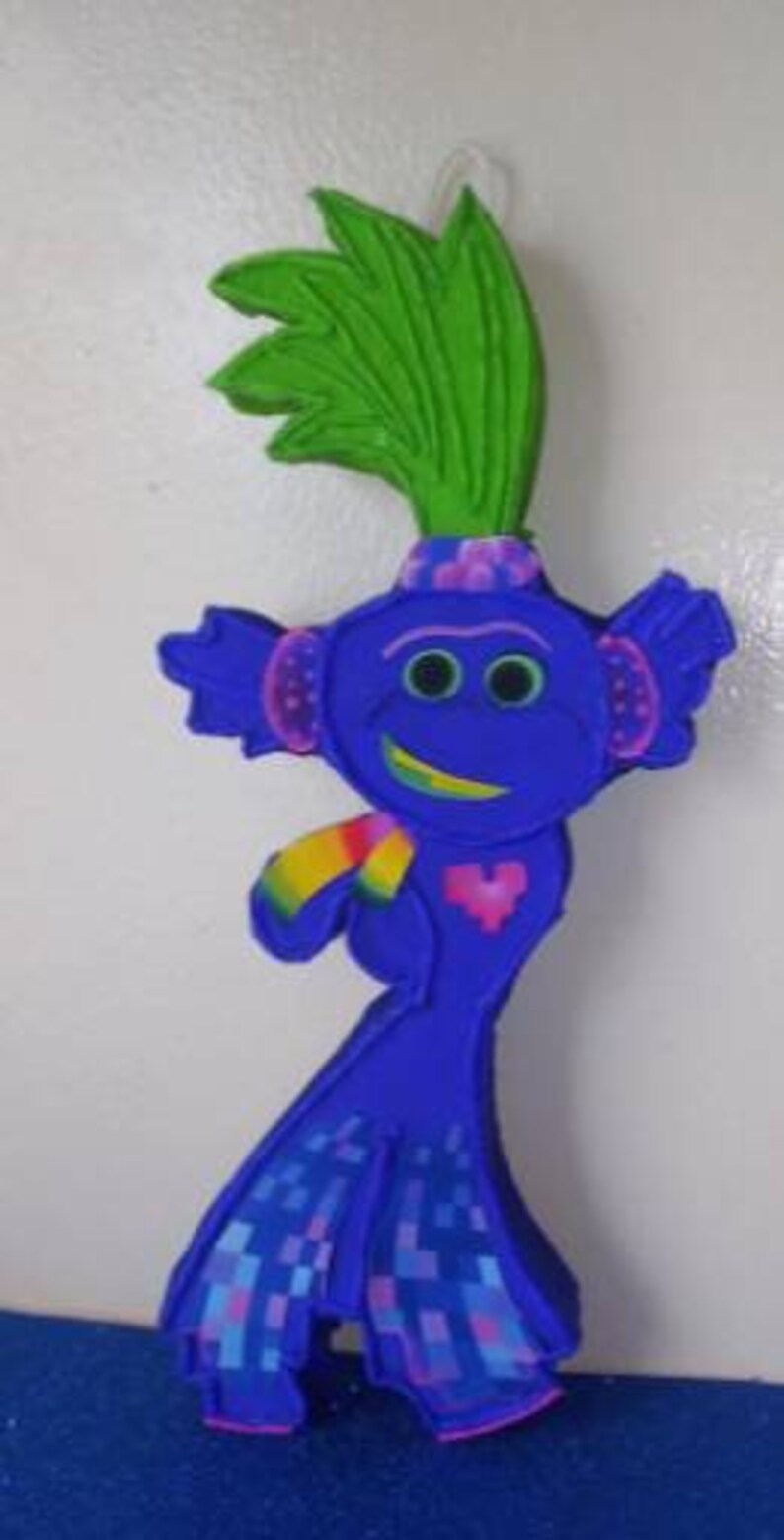 Big Trolls Pinata Inspired Trolls Party Themed Poppy Trolls | Etsy