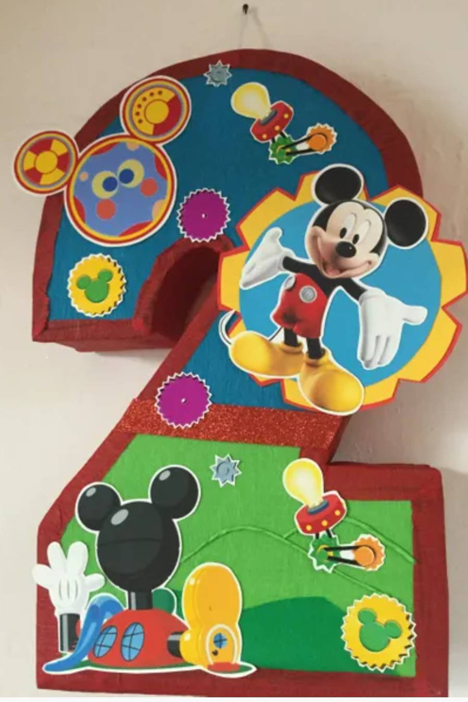 Clubhouse Pinata Inspired Clubhouse Mickey Mouse Pinata Mickey Mouse ...