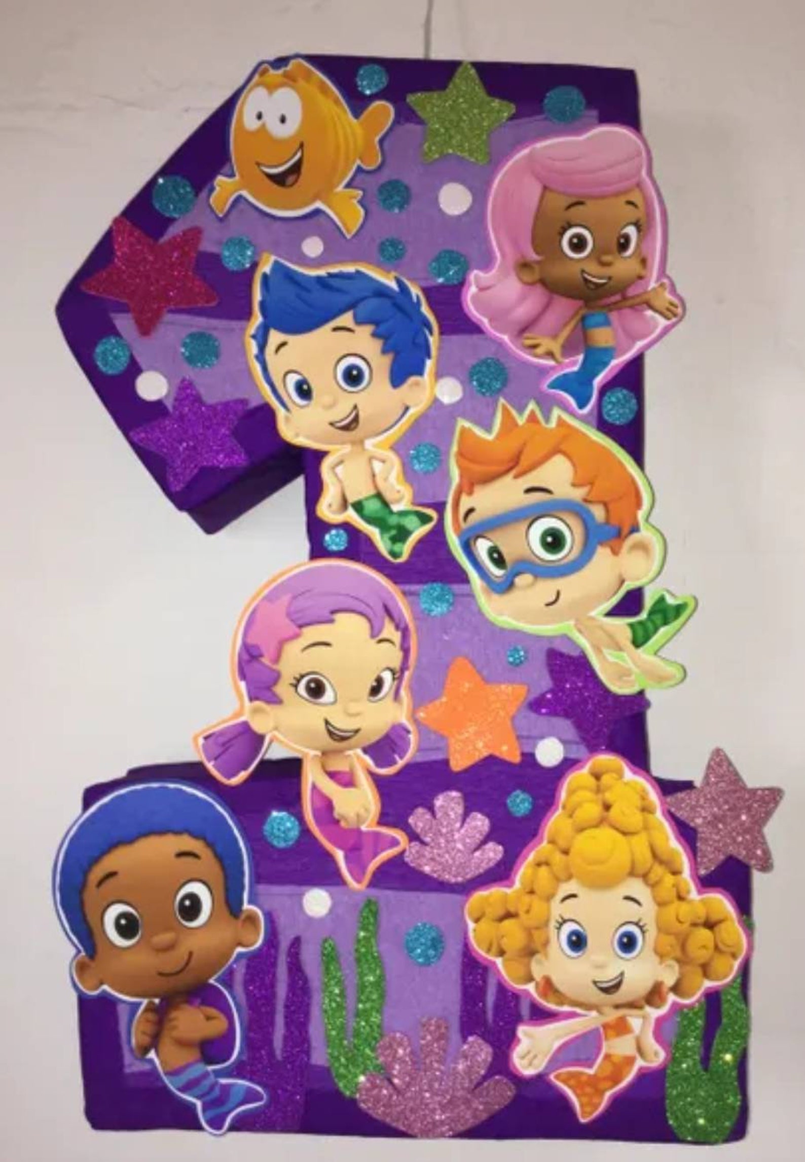 Bubble Guppies Pinata Inspired Bubble Guppies Party - Etsy