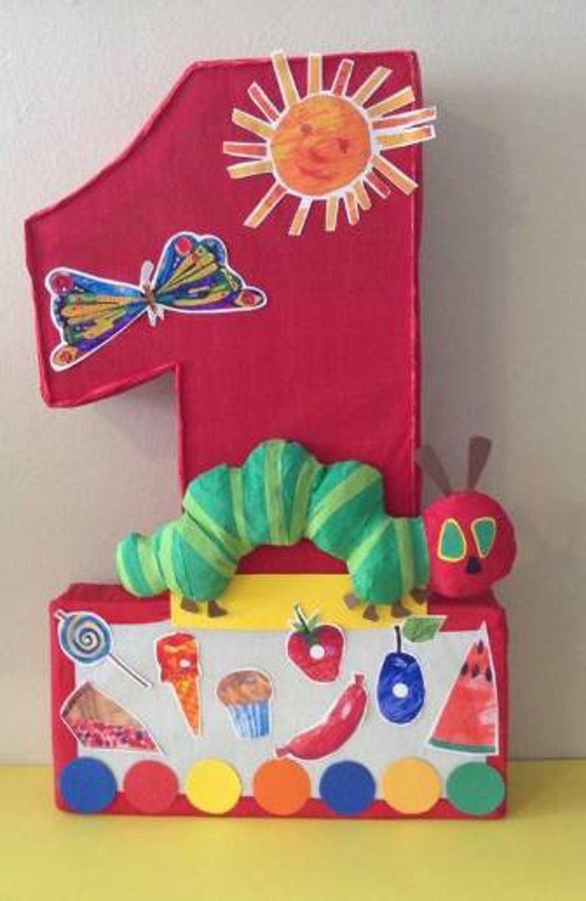 Big the Hungry Caterpillar Pinata Inspired the Hungry - Etsy