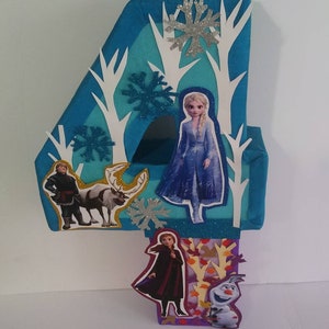Big Frozen 2 Number Pinata Frozen Two Pnata Elsa Frozen Olaf Frozen ...