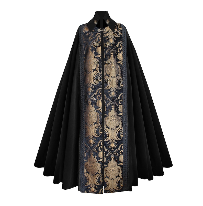 Gothic Steampunk Cape Victorian Medieval Collar Renaissance Western ...