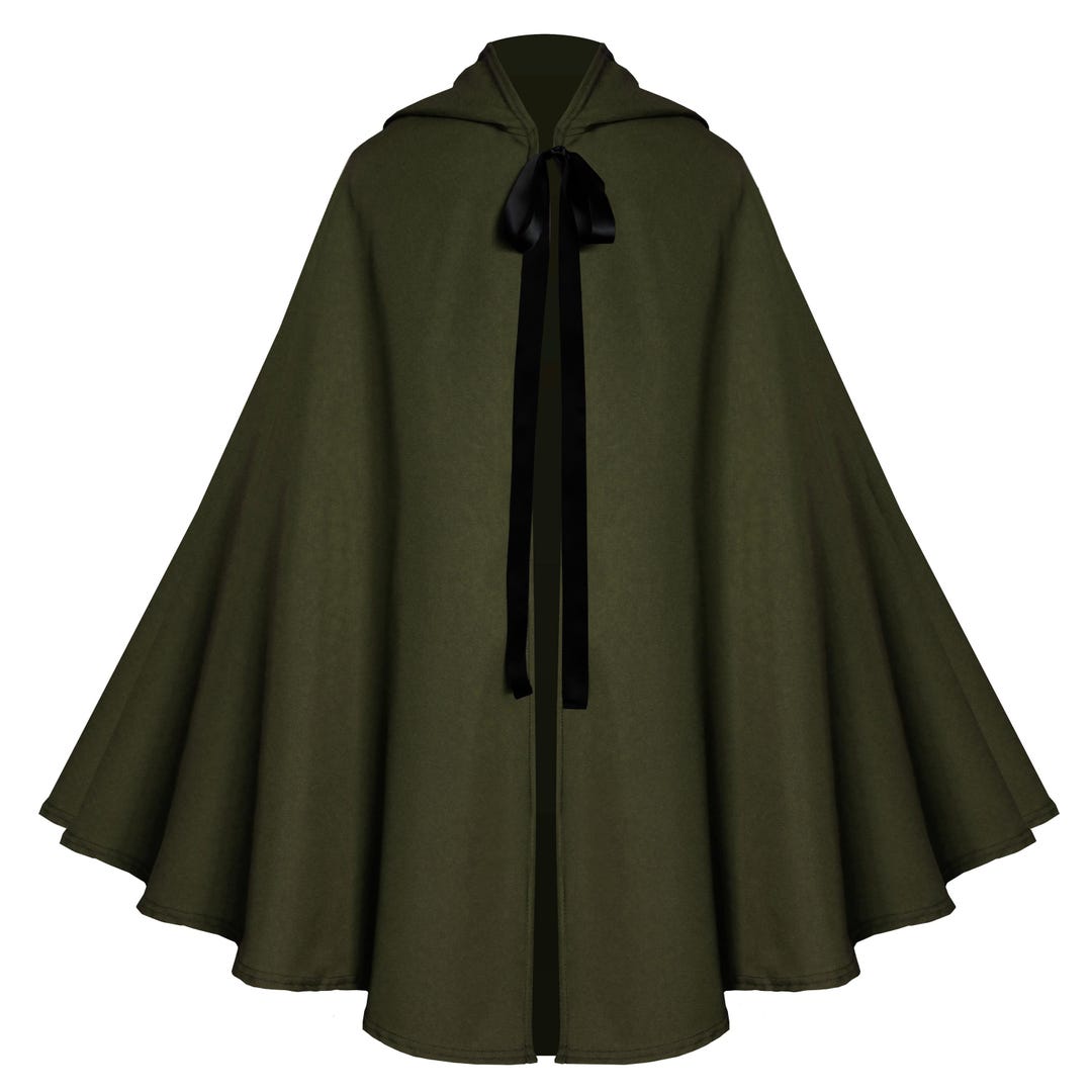 Gothic Men Women Steampunk Cloak Victorian Medieval Cape Renaissance ...