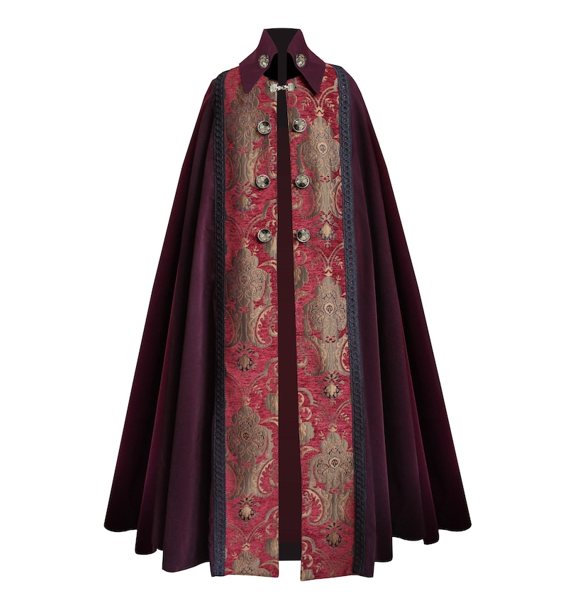 Gothic Steampunk Cape Victorian Medieval Collar Renaissance Western ...