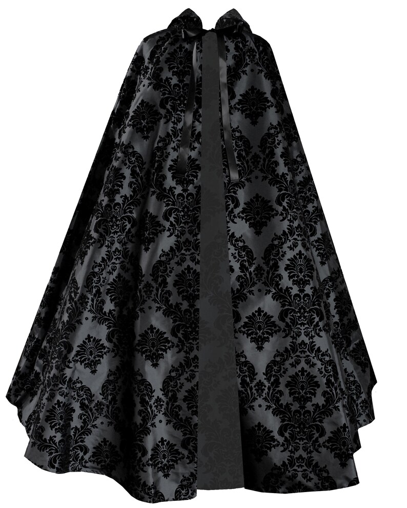 Men Women Cloak Gothic Steampunk Cape Victorian Medieval Renaissance ...