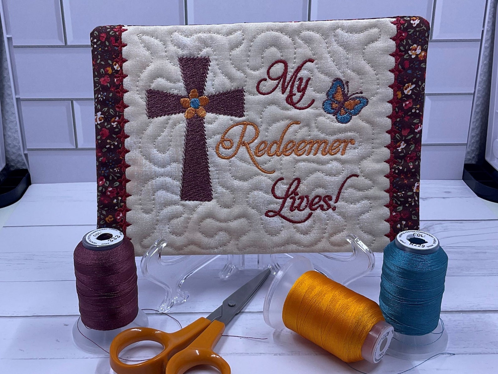 My Redeemer Lives Mug Rug Easter Resurrection Mug Rug - Etsy