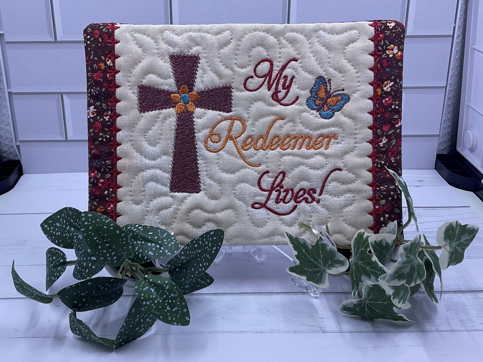 My Redeemer Lives Mug Rug Easter Resurrection Mug Rug - Etsy