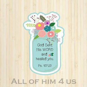 God is Good Sticker, Faith Sticker, Jesus Sticker, Flower Sticker - Etsy