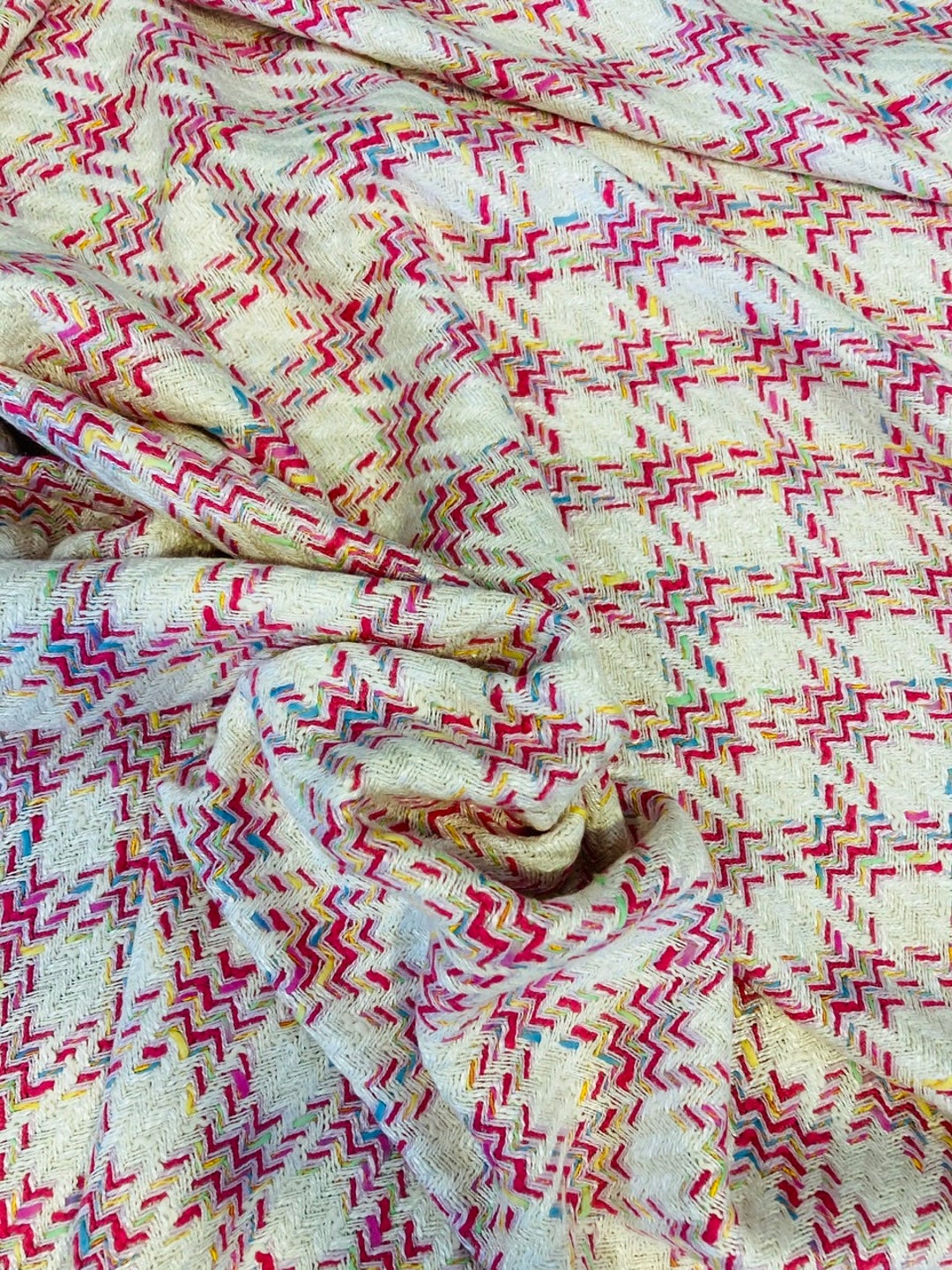 Chanel Cotton Fabric for Made in Italy Authentic Designer - Etsy