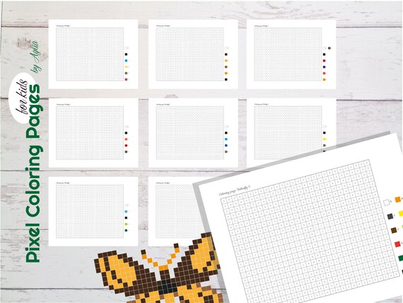 Pixel Coloring Pages