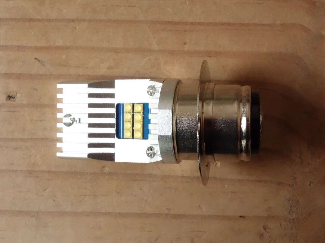 LED 6 Volts 24/48W P36D BPF 3,000 Kelvin Socket for Old Motorcycle or ...