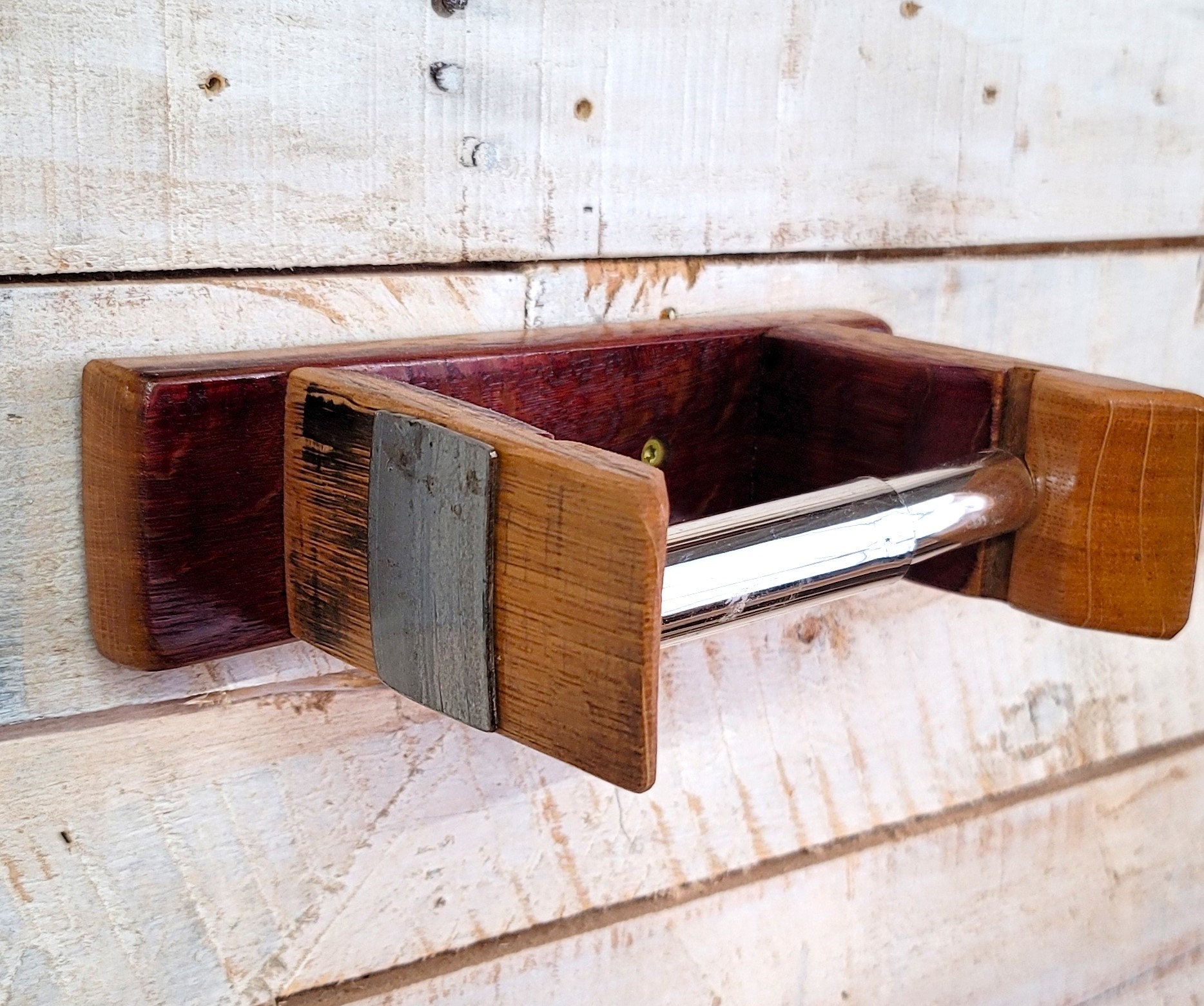 Towel Rack/bar and Toilet/tissue Paper Holder Set Made From Authentic ...