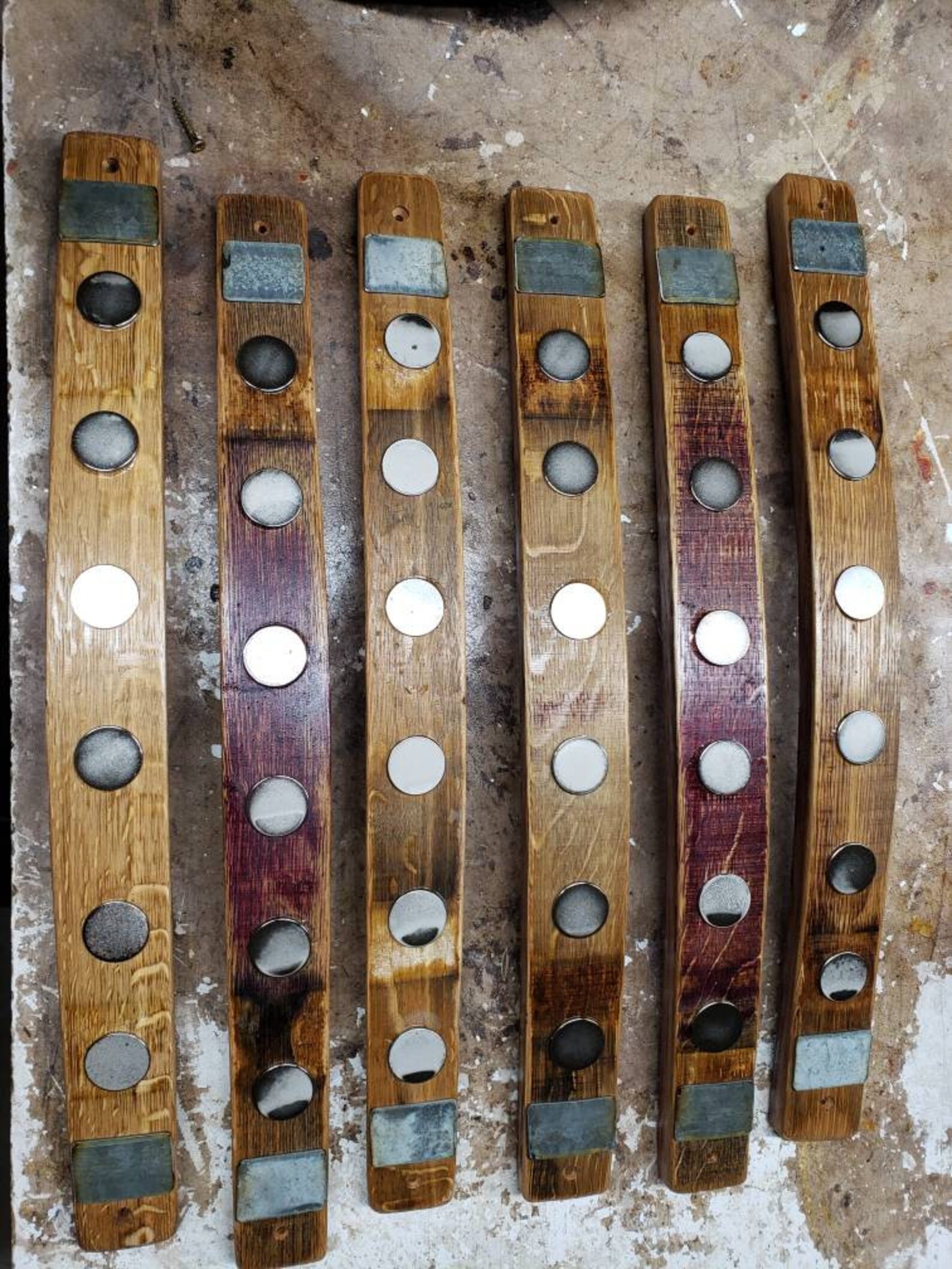 Rustic Knife Rack/holder Made From Authentic Reclaimed Wine - Etsy