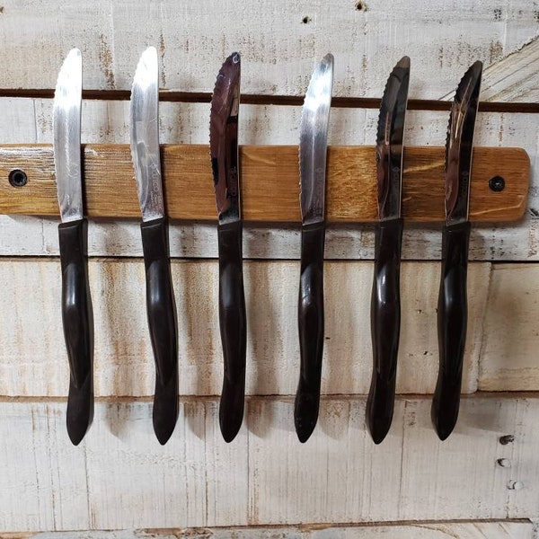 Wood Knife Rack - Etsy