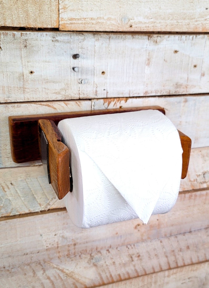 Towel Rack/bar and Toilet/tissue Paper Holder Set Made From Authentic ...