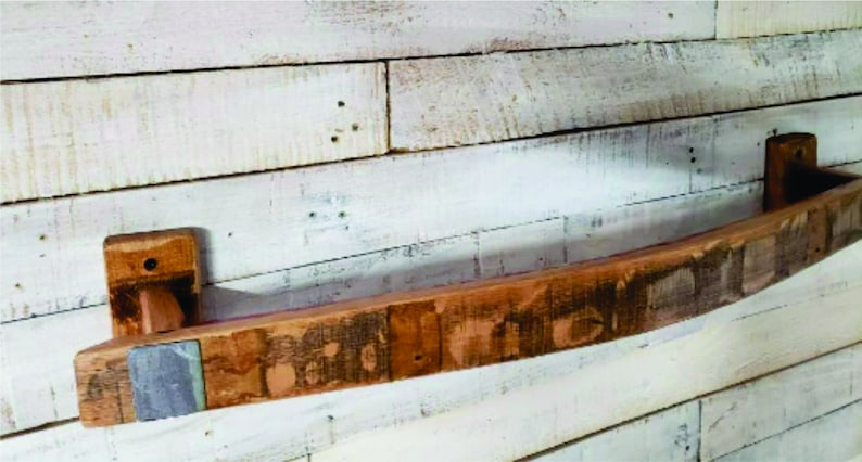 Towel Rack/bar and Toilet/tissue Paper Holder Set Made From Authentic ...