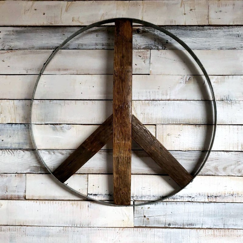 Unique Hanging Peace Sign - Etsy