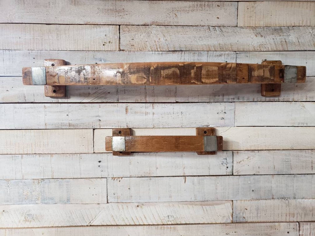 Towel Rack Set, 35" Bath Towel and a 15" Hand Towel Rack, Made From ...