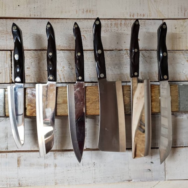 Wood Knife Rack - Etsy