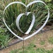 Unique Hand Bent Heart Made From Reclaimed Wine/whiskey Barrel Band ...