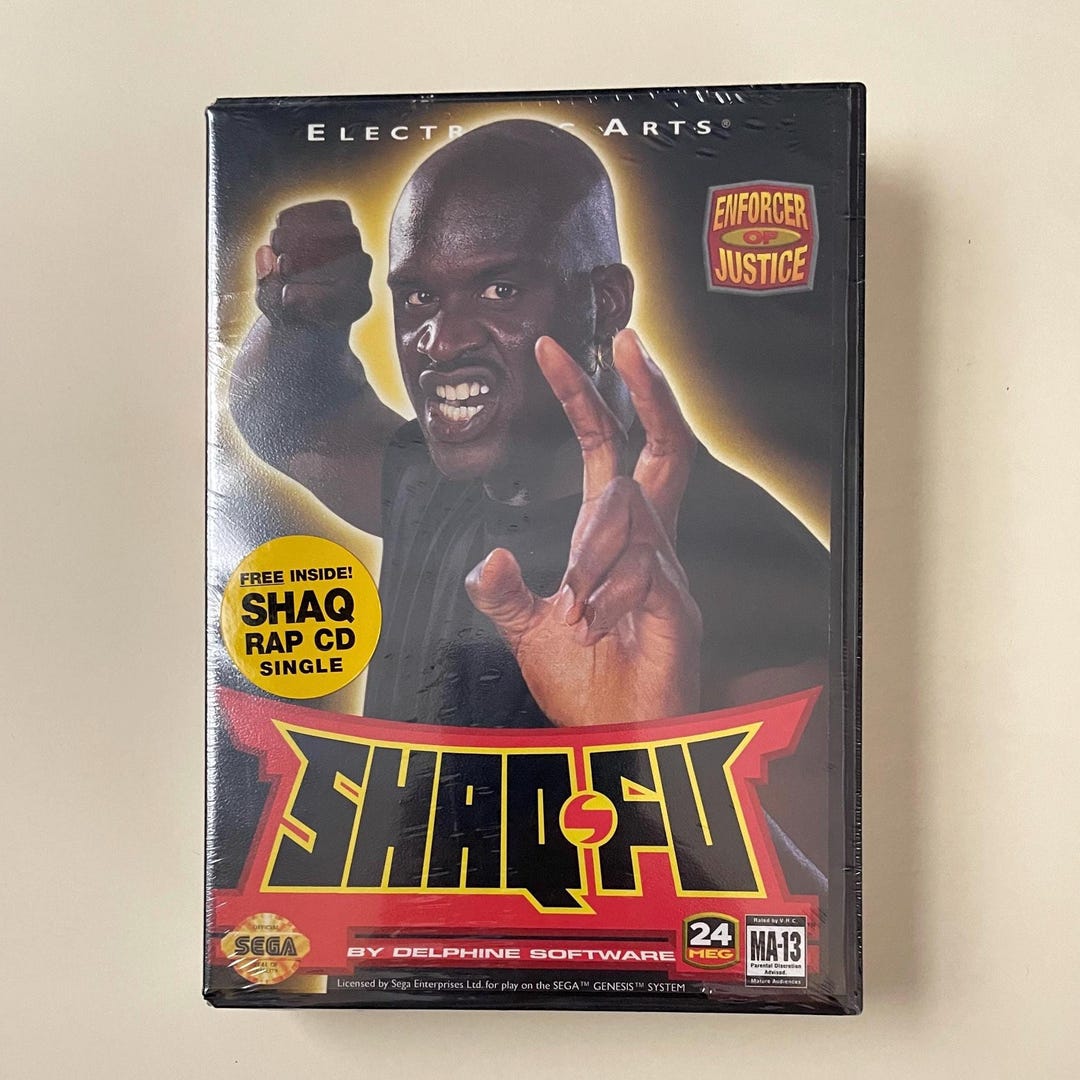 Shaq-fu for the Sega Genesis - Brand New, Factory Sealed - Etsy
