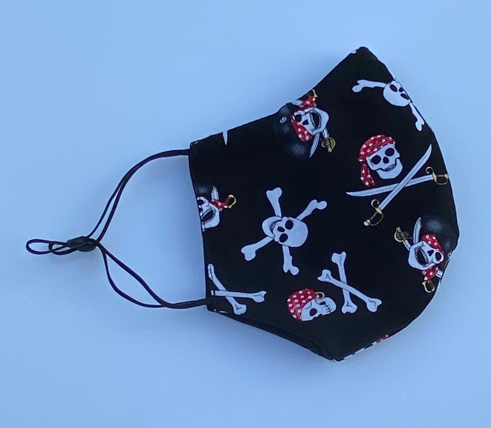 Skull and Crossbones Face Mask Pirate Face Mask Black Face | Etsy
