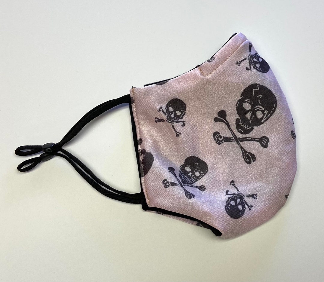 Skull and Crossbones Face Mask Skull Face Mask 3 Layer for Men Women ...