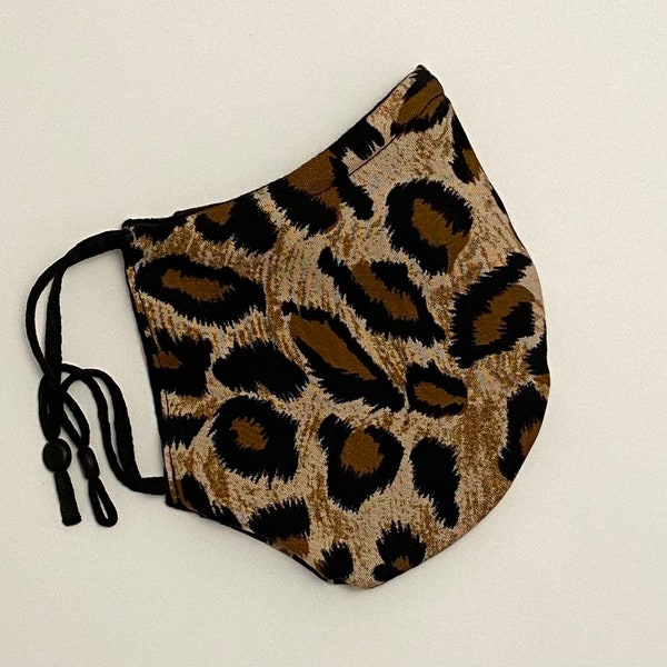 Leopard Print Mask - Etsy