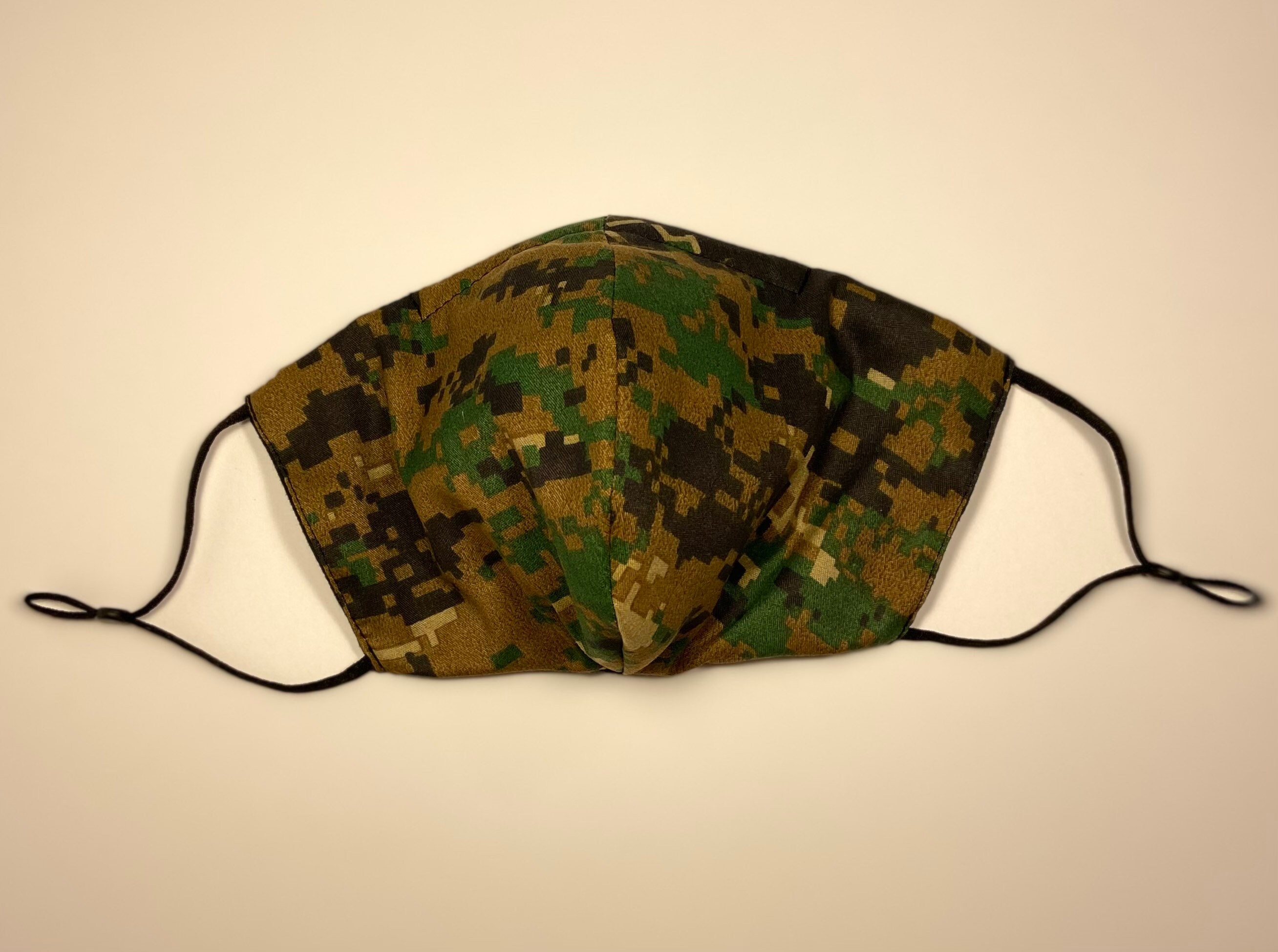 Woodland Camo Cloth Face Mask Washable and Reusable Cotton - Etsy