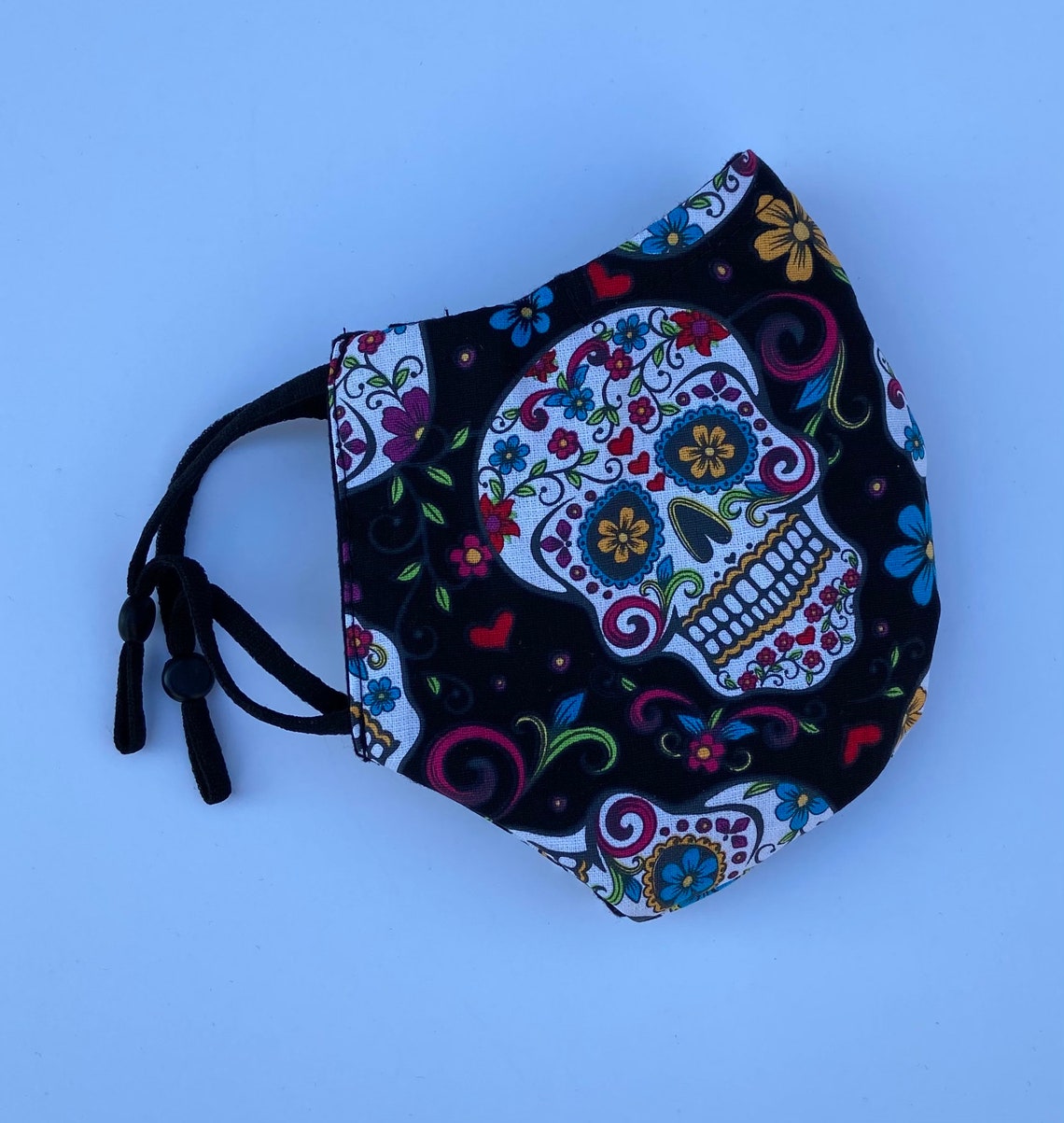 Best Selling Sugar Skull Face Mask Day of the Dead Face Mask - Etsy
