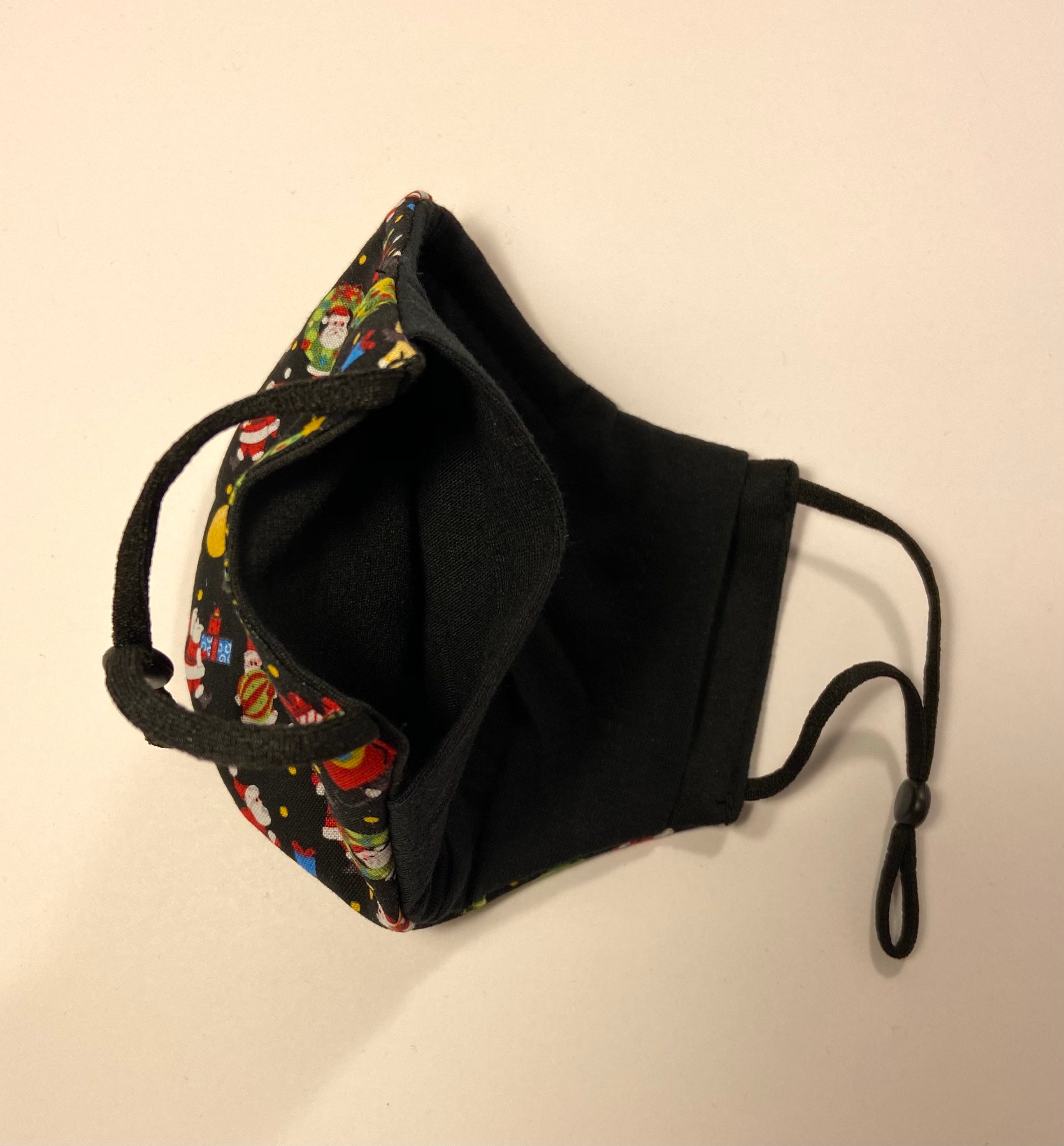 Mini Santa Holiday Face Mask Christmas Face Mask Seasons Face | Etsy