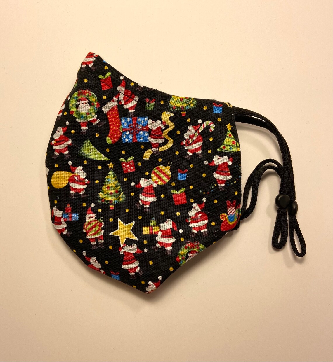 Mini Santa Holiday Face Mask Christmas Face Mask Seasons Face | Etsy