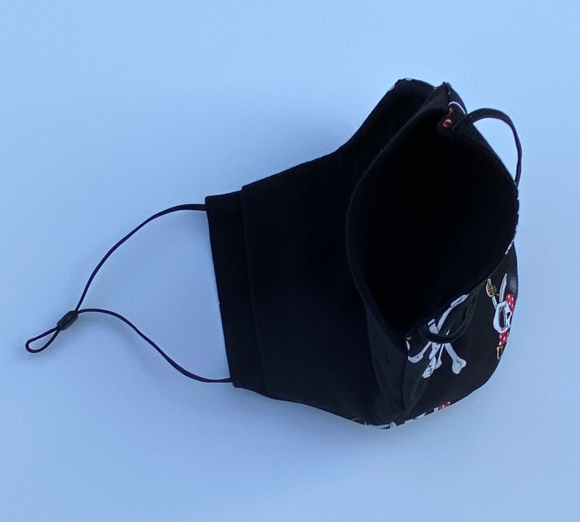 Skull and Crossbones Face Mask Pirate Face Mask Black Face | Etsy