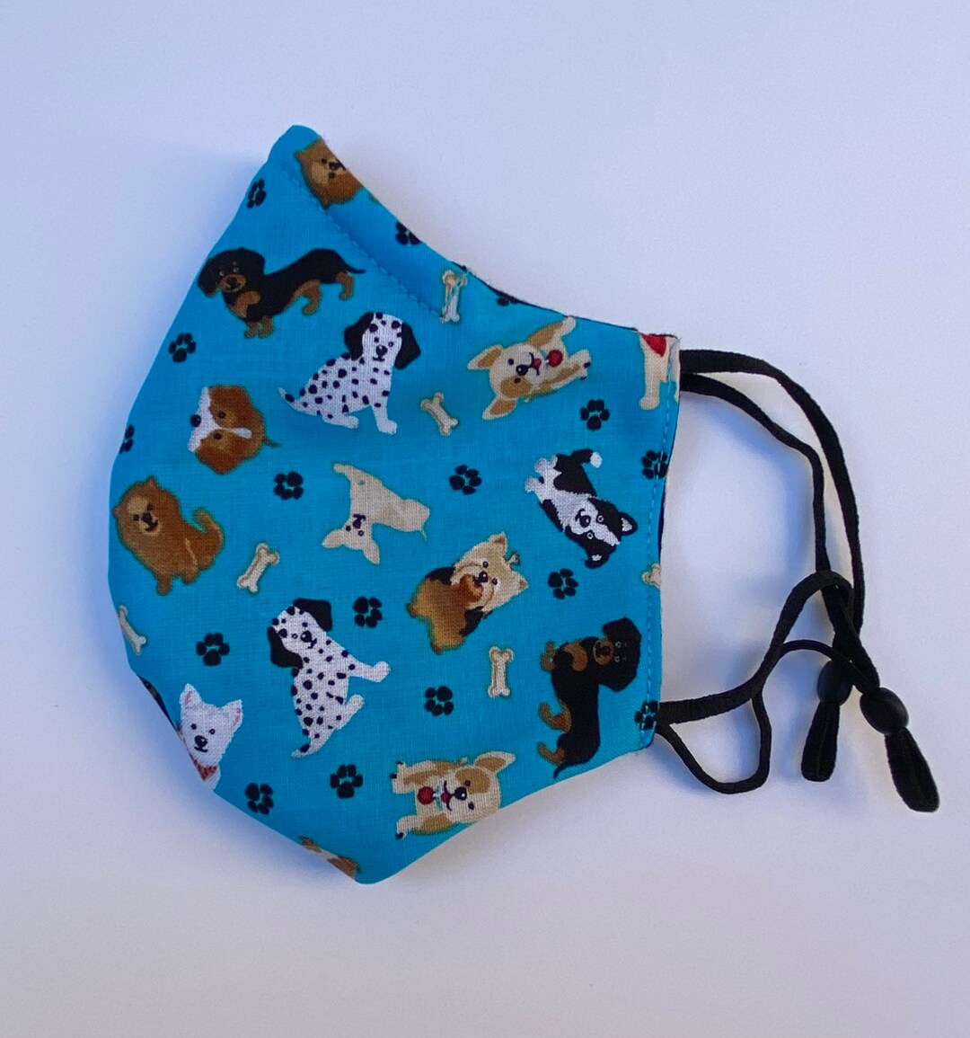 Dog Lover Face Mask, Puppy Face Mask, Cute Puppy Dog Face Mask, Cotton ...