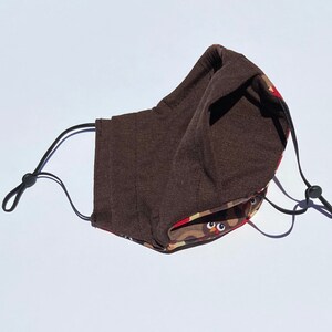 Turkey Face Mask, Thanksgiving Face Mask,brown Face Mask for Men Women ...