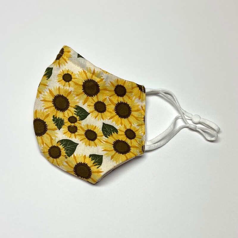 Sunflower Face Mask - Etsy