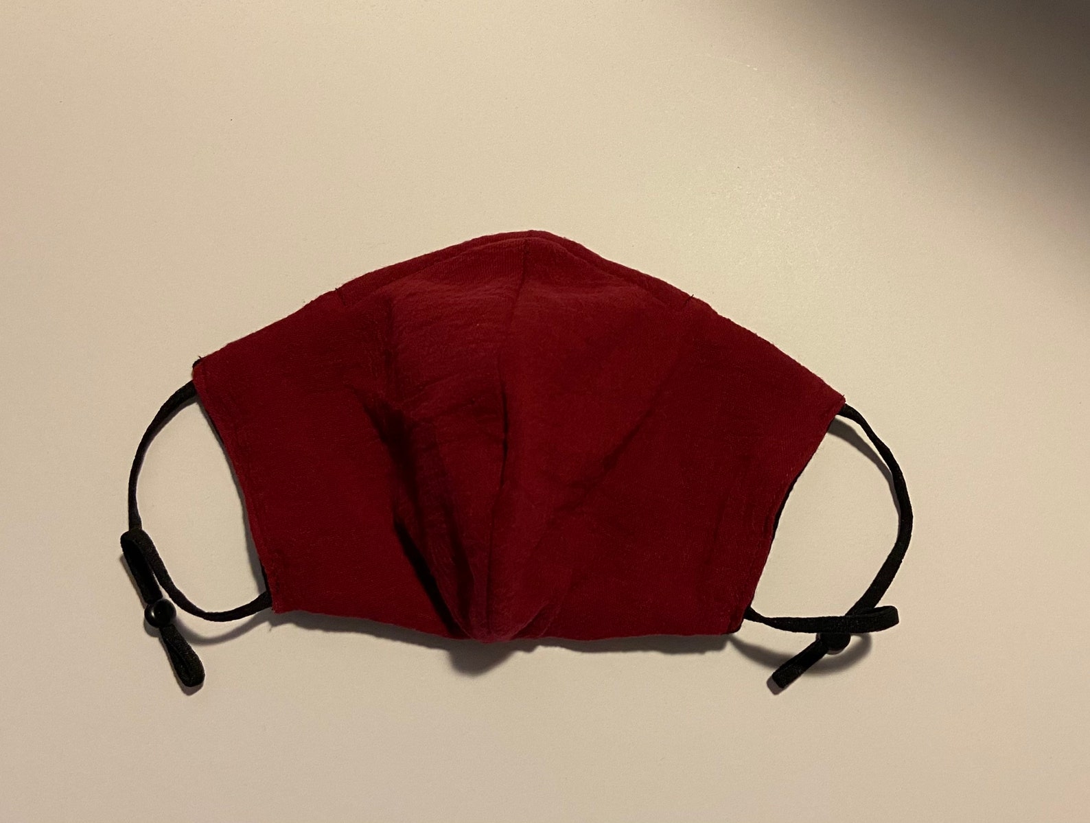 Burgundy Gauze Face Mask for Men Women and Kids 3 Layer Soft | Etsy