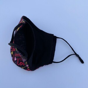 Valentines Day Face Mask | Love Face Mask | Unisex Face Mask | Hearts ...