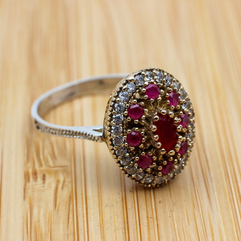 Authentic Ruby Rings Women - Etsy