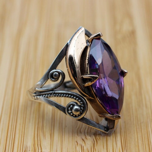 Handmade Women Ring Turkish Handmade Silver Ladies Ring - Etsy