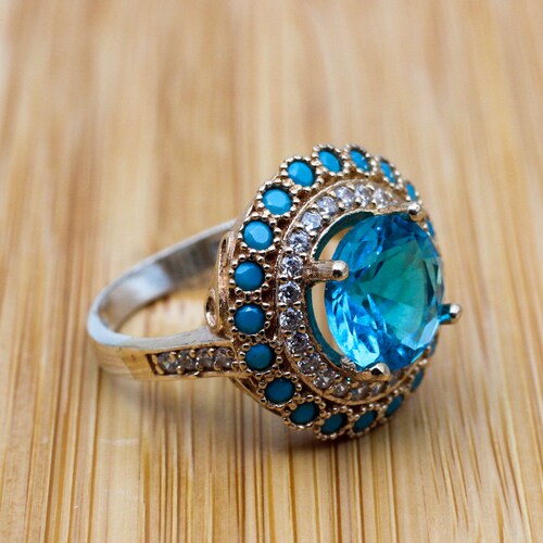 Handmade Women Ring Turkish Handmade Silver Ladies Ring - Etsy