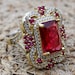 Ruby Ring, Handmade Women's Ring, Turkish Handmade Ring, Authentic Ring ...