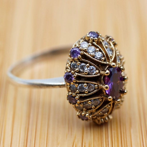 Amethyst Ring Handmade Women's Ring Turkish Handmade - Etsy