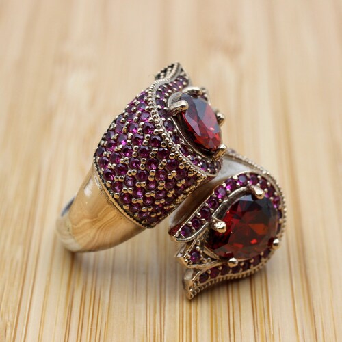 Handmade Women Ring Turkish Handmade Silver Ladies Ring - Etsy