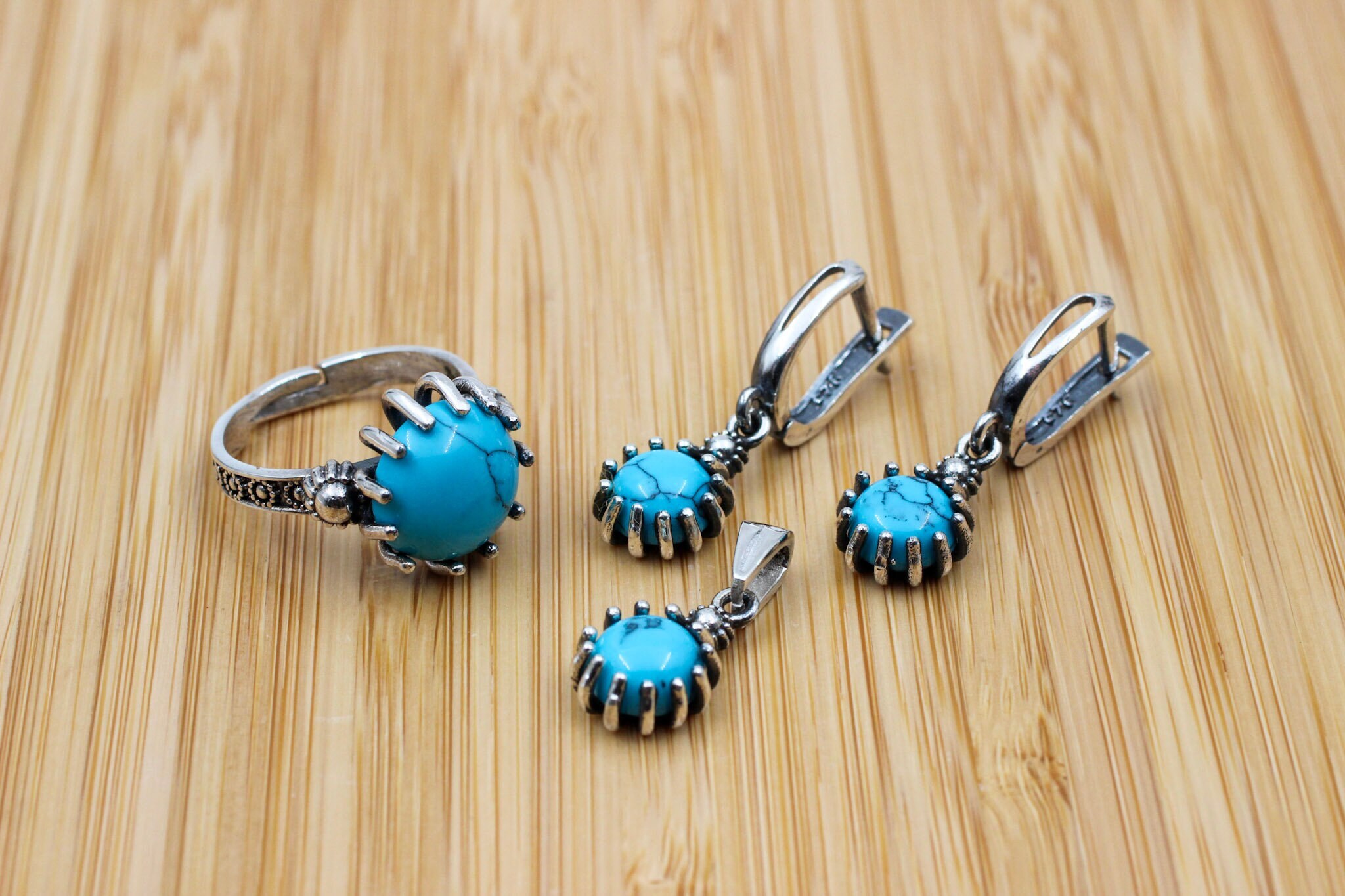 Turquoise Set Authentic Set Handmade Set Women Turkish - Etsy