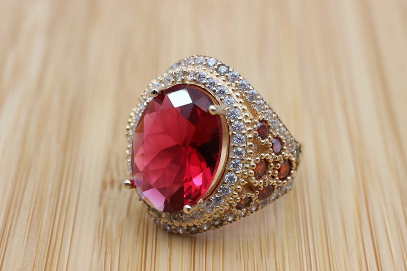Ruby Ladies Ring Handmade Women's Ring Authentic Ring - Etsy