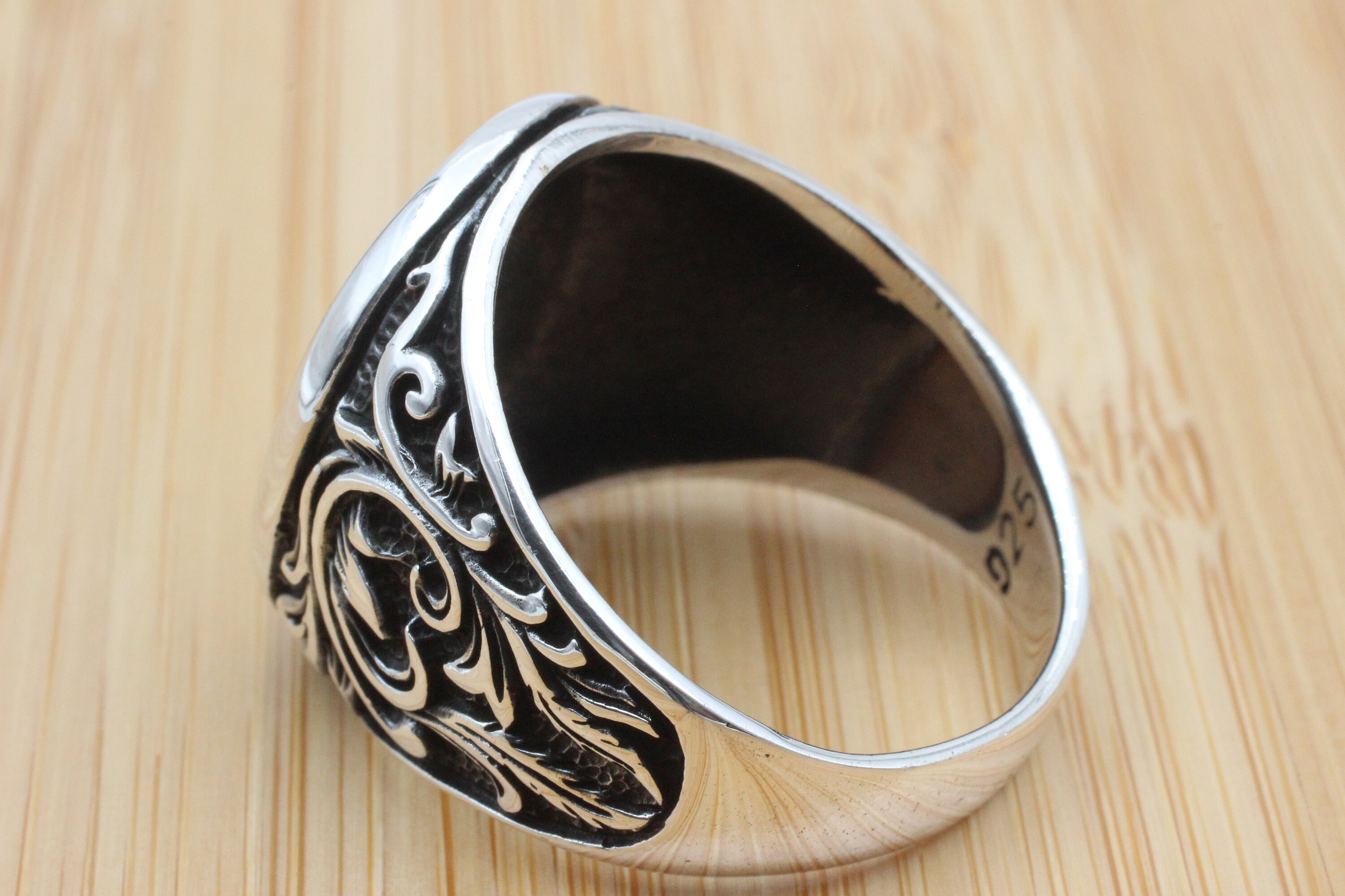Men's Eagle Ring Eagle Ring Bird's Silver Ring - Etsy