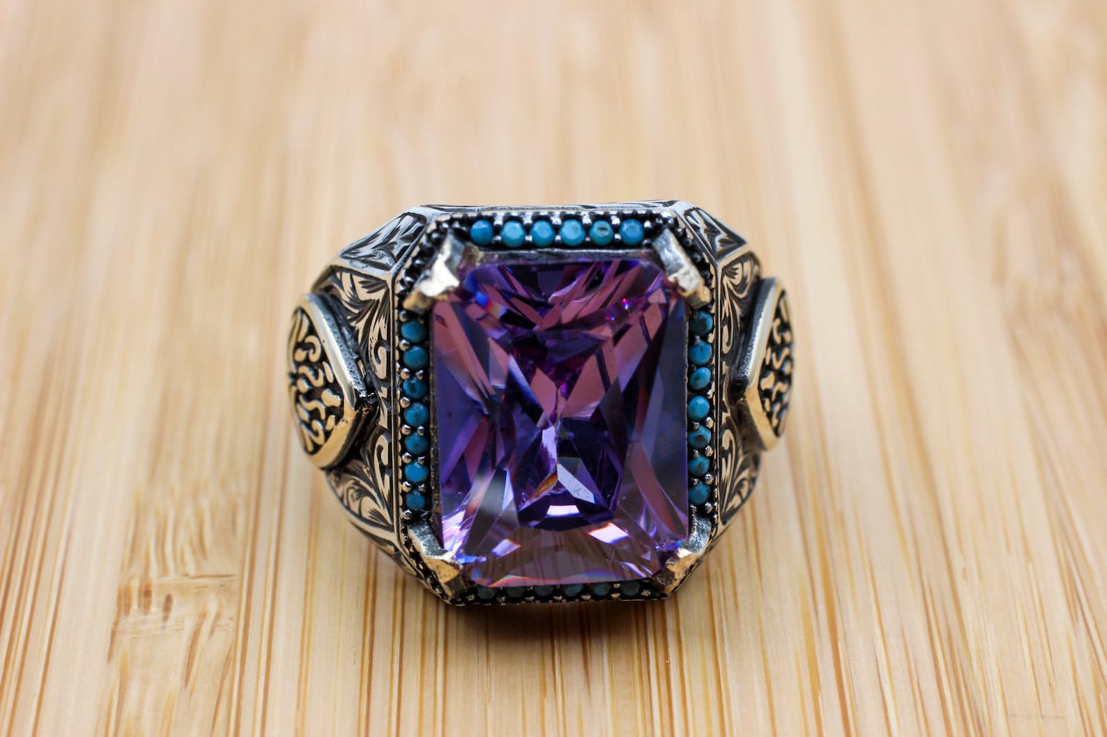 Men's Handmade Ring Turkish Handmade Silver Men's - Etsy