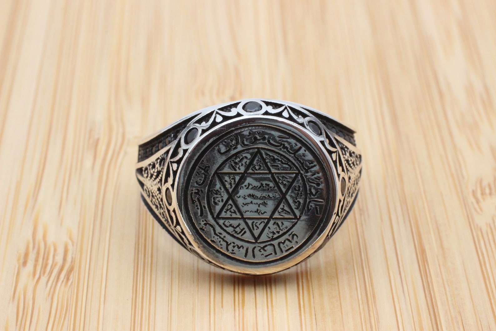 Arabic Ring Turkish Handmade Arabic Ring Onyx Mens Ring | Etsy