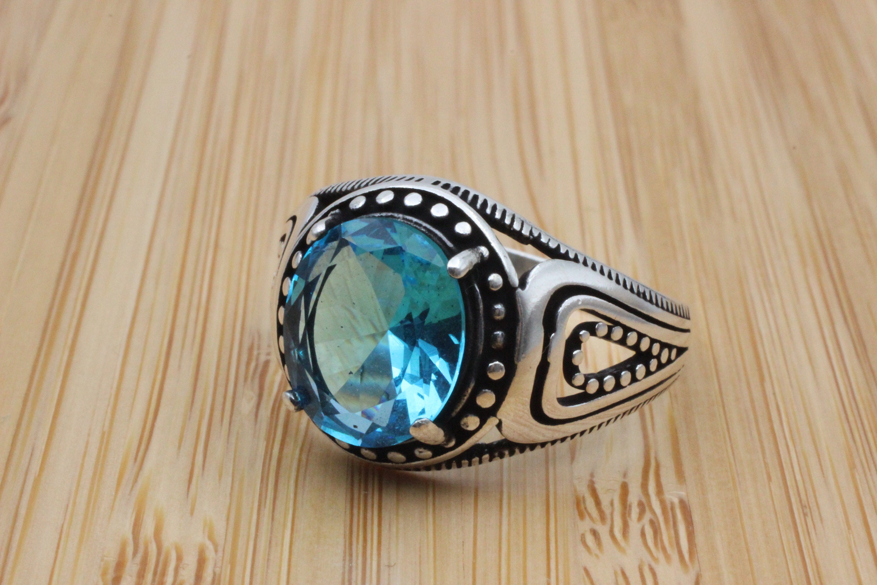Men's Handmade Ring Turkish Handmade Silver Men Ring - Etsy